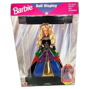 Mattel | Toys | Mattel Barbie Doll Display Case In Black Vintage 997 ...